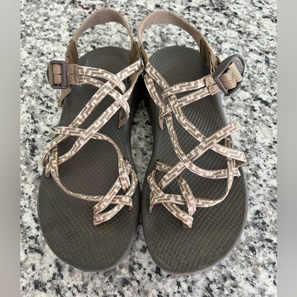 Chaco | Shoes | Chaco Tan And Brown Athletic Sandals | Poshmark